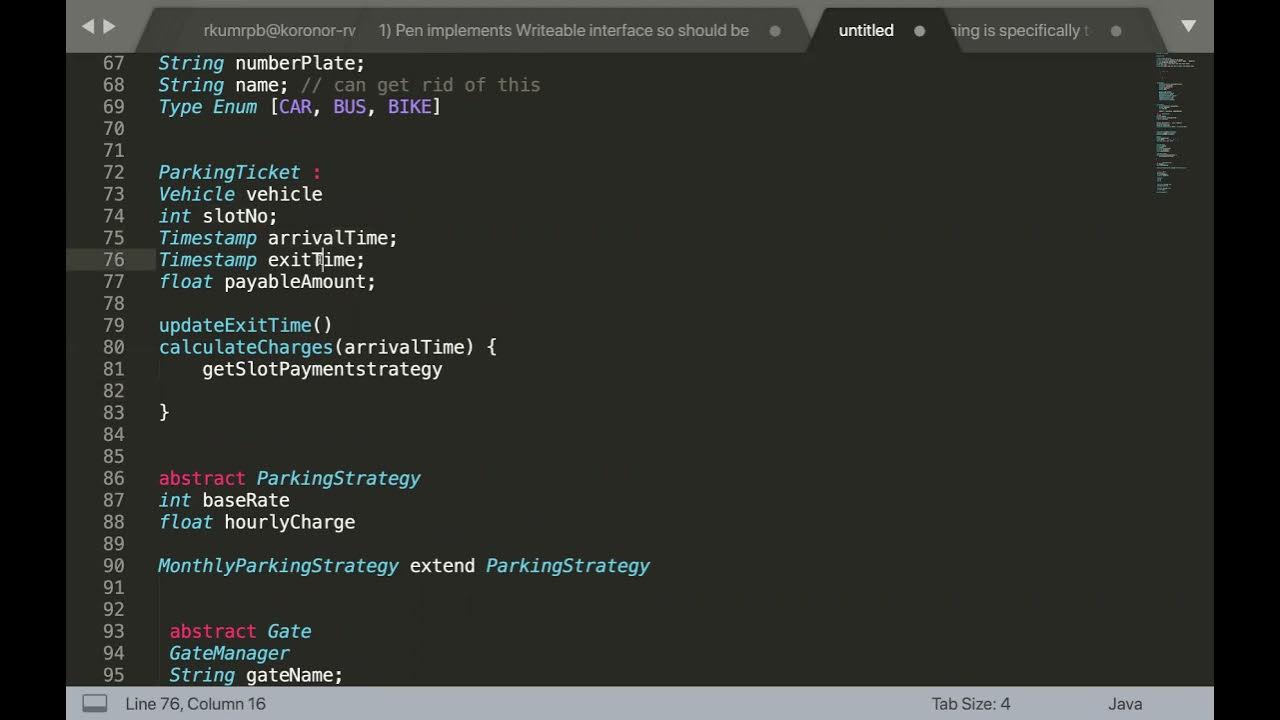 Parking Lot LLD (Low Level Design) (P3) #System Design - YouTube