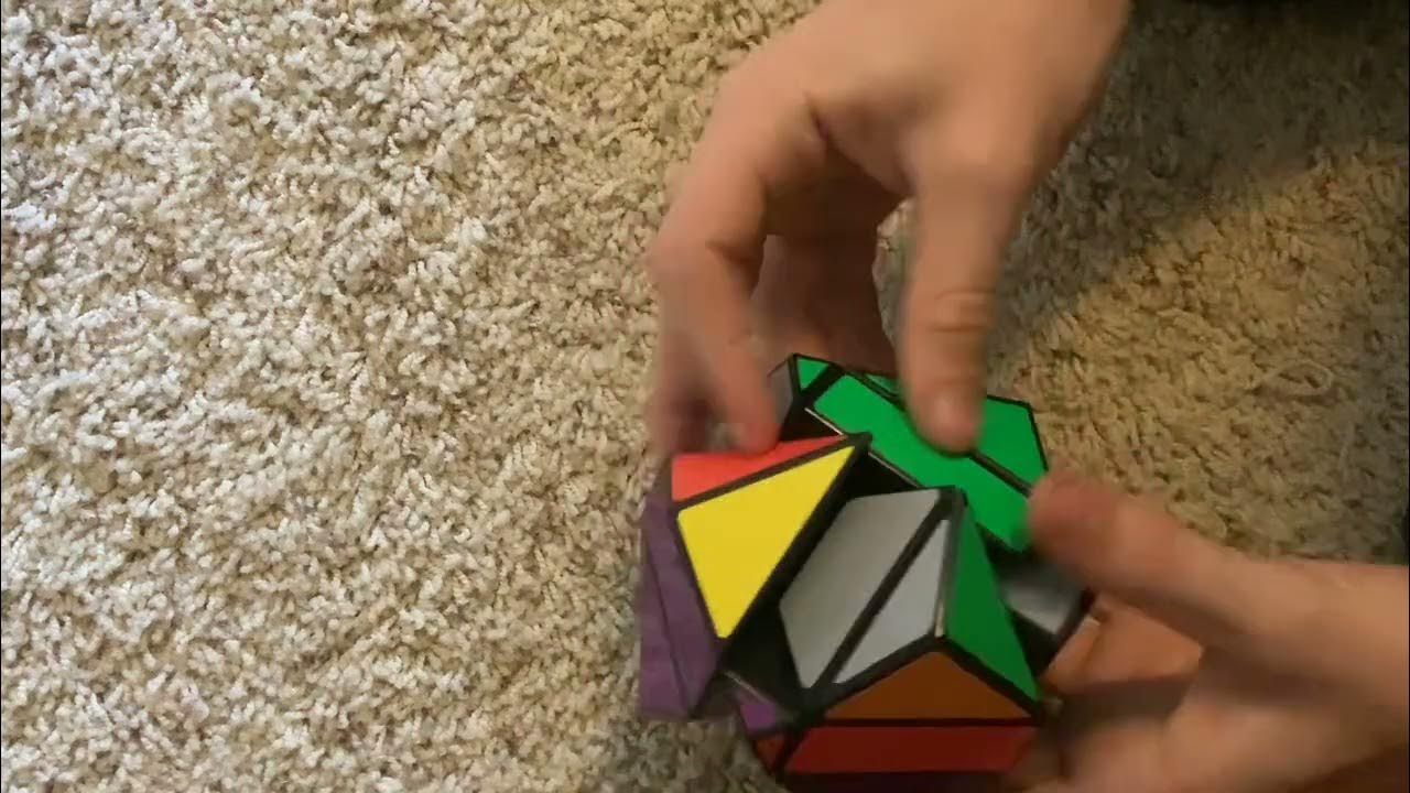 Solving my hardest cube I have | The vertigon/shield cube - YouTube