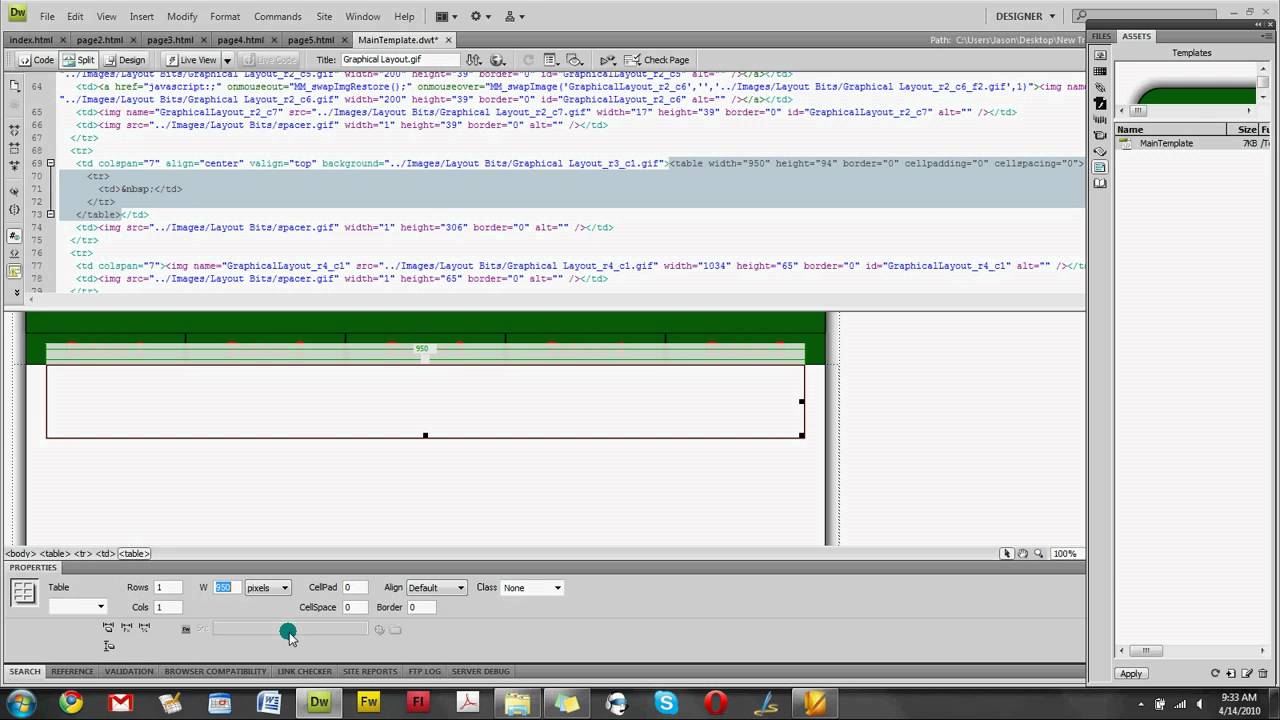 Full Website Part 7: Adding Editable Regions - YouTube