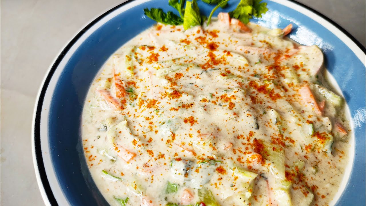 রায়তা || Raita Recipe || Cucumber Raita Salad Recipe || Raita Recipe ...