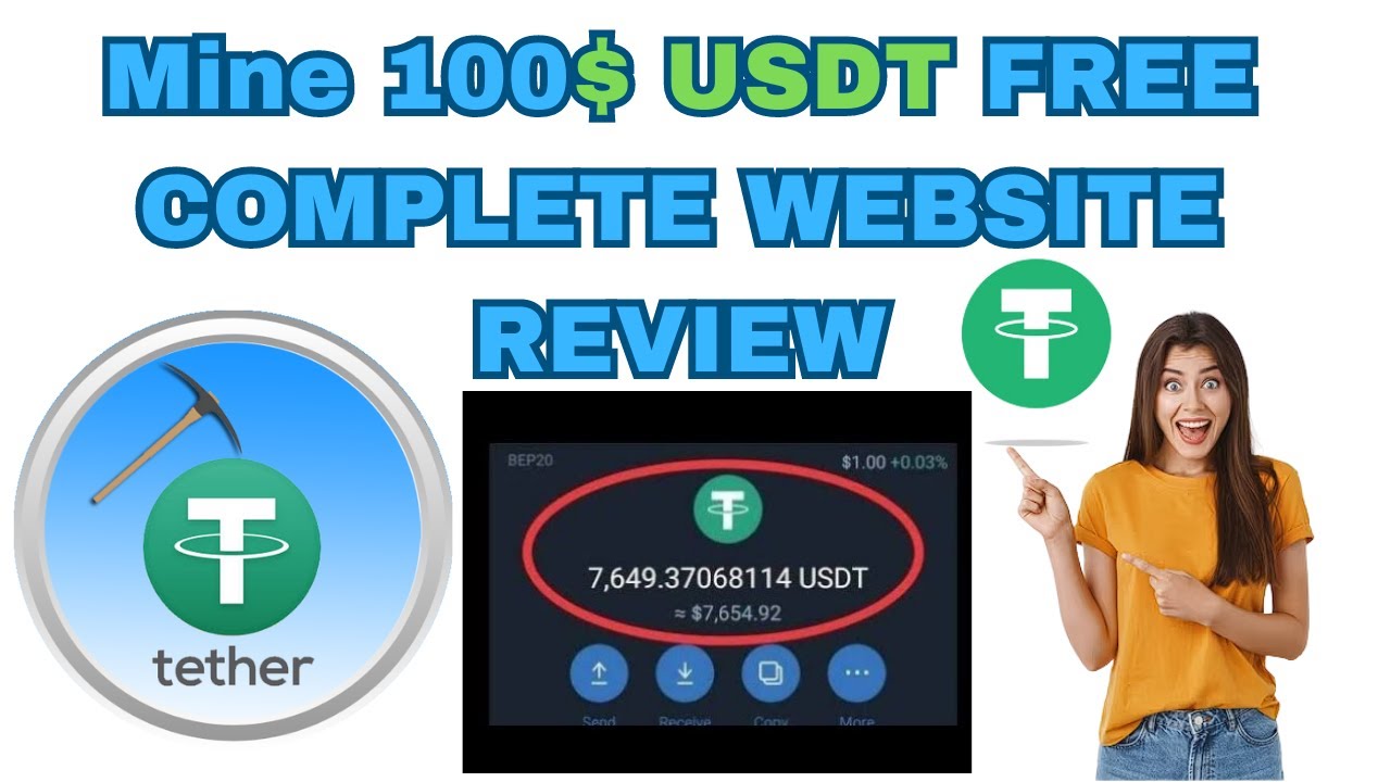How To Mine Free USDT Tether Trc20 Every Seconds | USDT REAL - YouTube