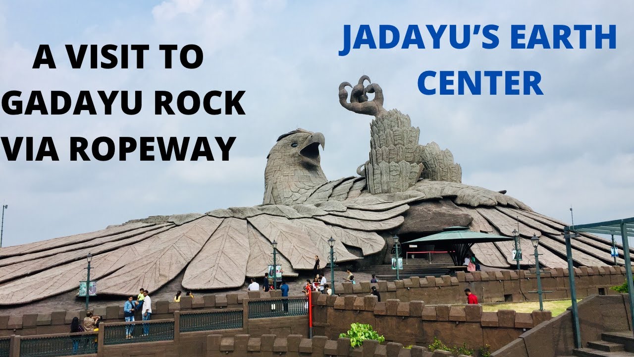 Journey To Jadayu Earth's Center In Kerala Via Ropeway!!!! FULL JOURNEY ...