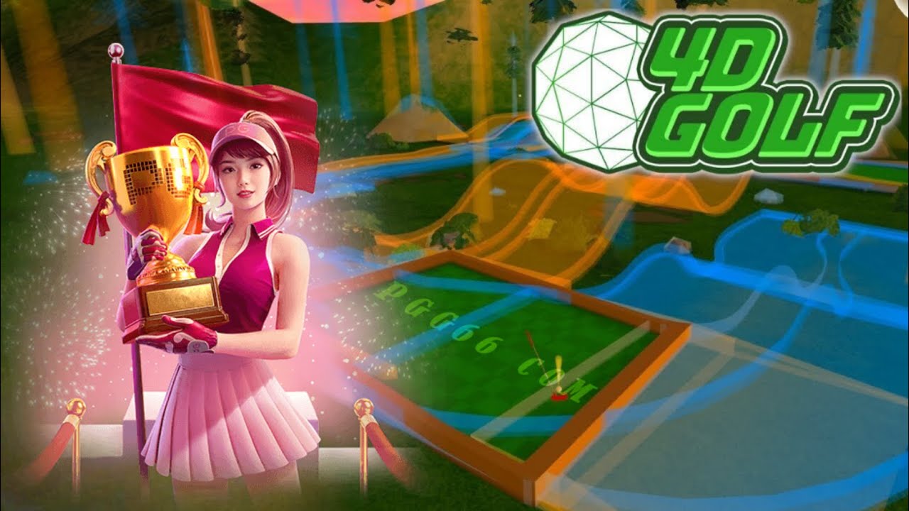 试玩PG超级高尔夫游戏《4D Golf》带来的视觉冲击 - YouTube