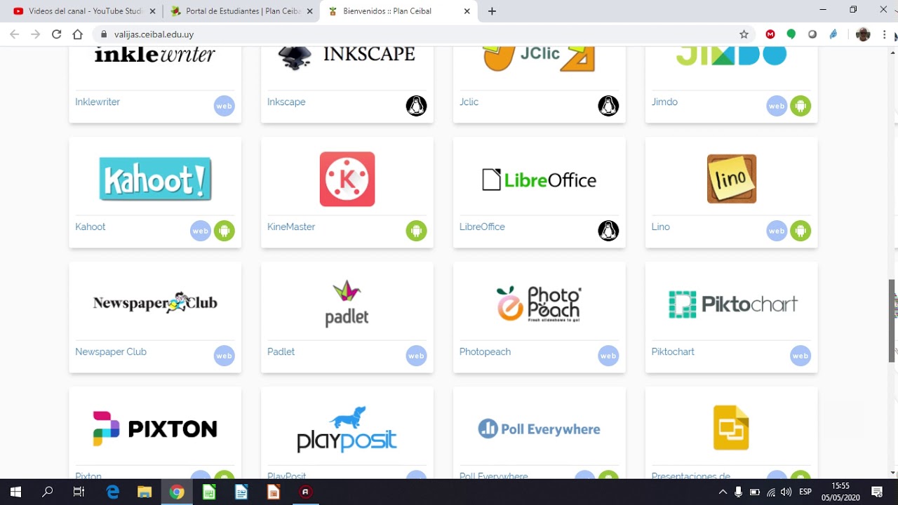 Valijas de Ceibal - YouTube