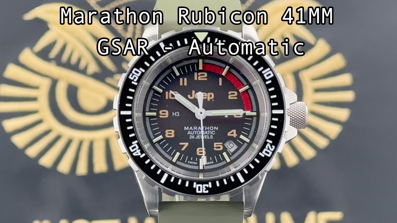 Presenting The Marathon 41MM Rubicon GSAR - WW194006SS-4101 - YouTube