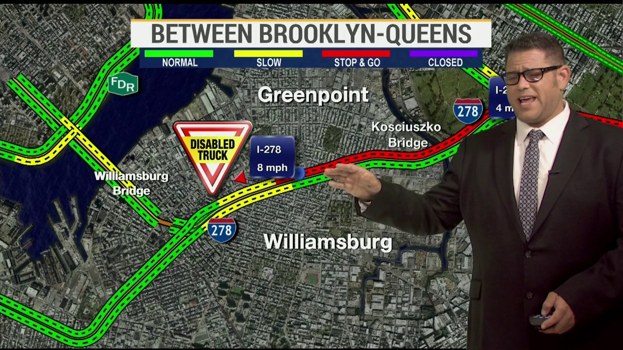 Ian Stark News 12 NYC Traffic Report - July 25, 2016 - YouTube