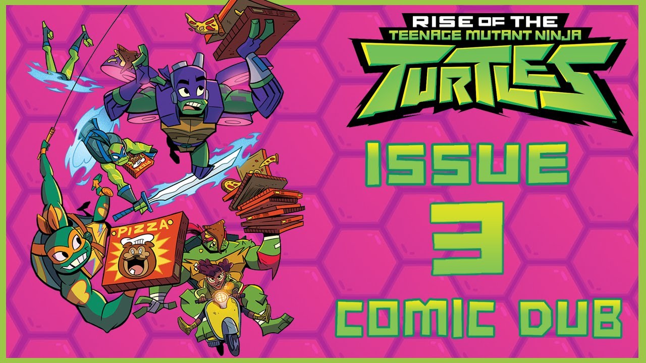 rise of the tmnt issue 3 I ROTTMNT comic dub - YouTube
