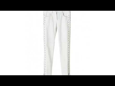 White Leather Leggings