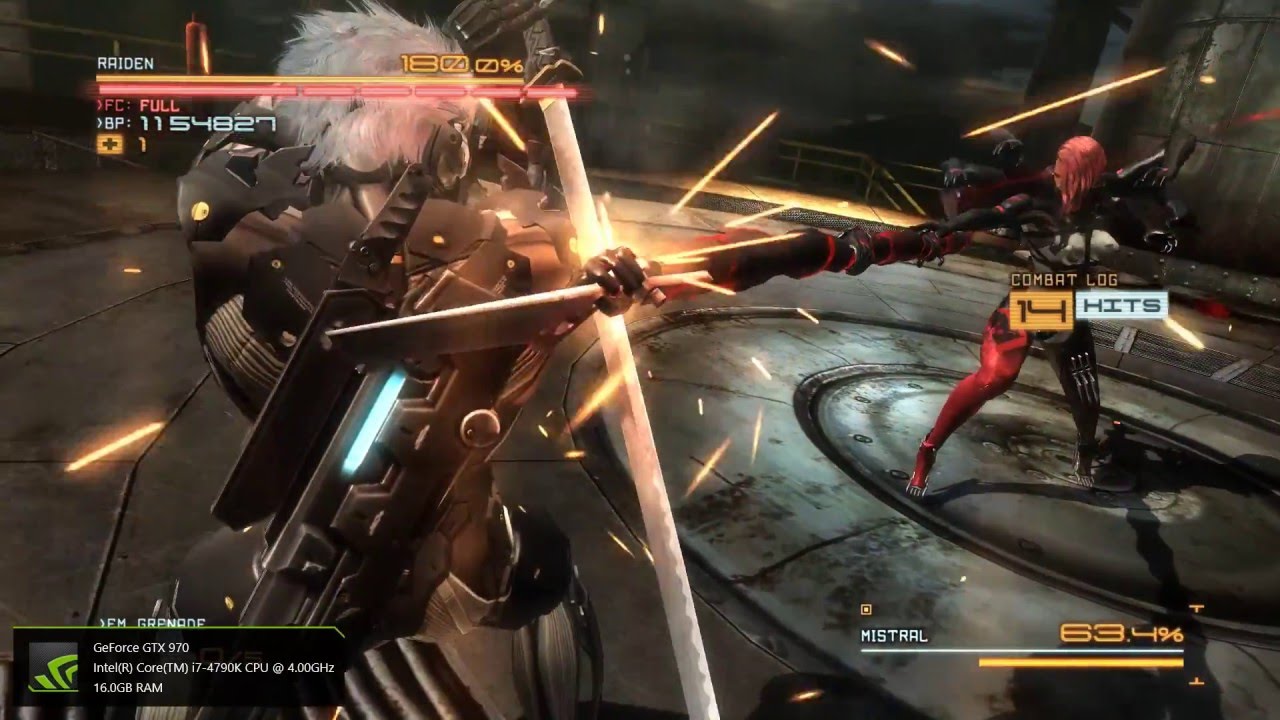 Metal Gear Rising Revengeance Mistral Normal Gameplay 1080p 60fps - YouTube