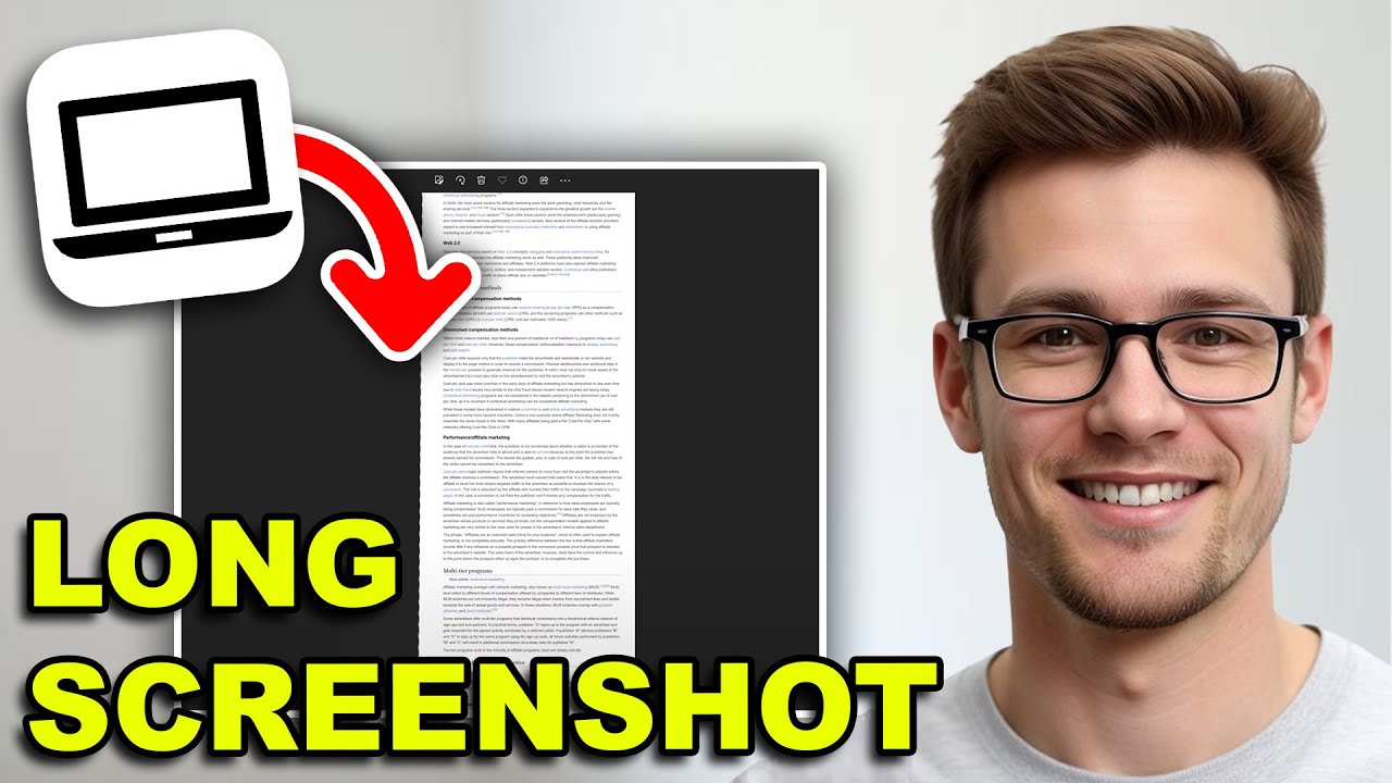How To Take Long Scrolling Screenshot In Laptop (2025) | Step by Step Guide - YouTube