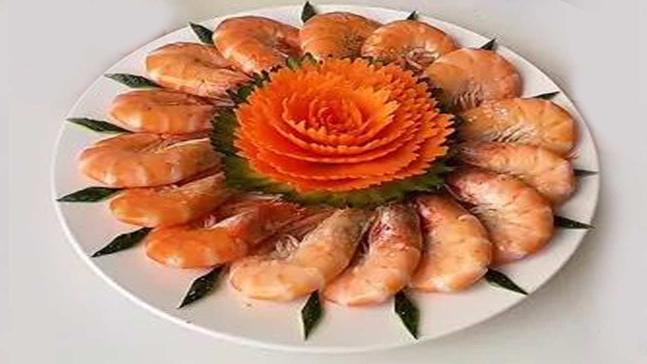 How to plate prawns? Can create the effect of a five-star hotel - YouTube