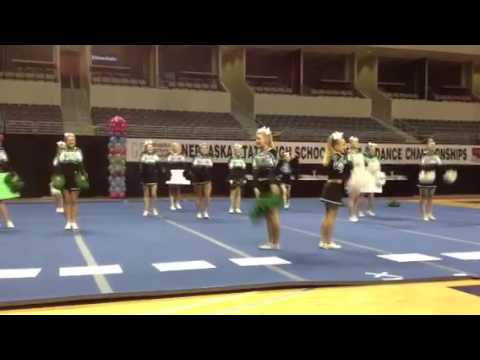 Nebraska State Cheer Competition Sideline cheer - YouTube