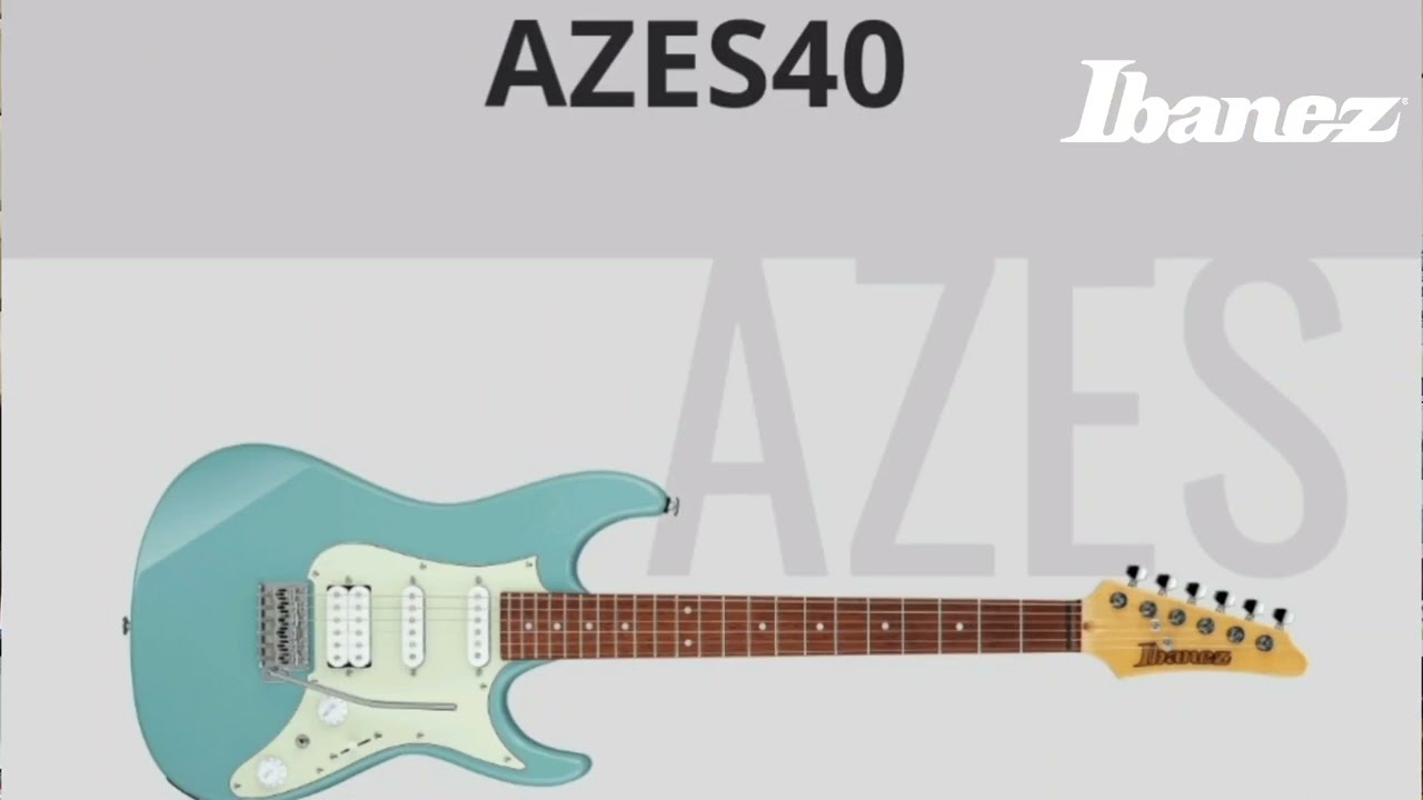 unboxing IBANEZ AZES 40 - YouTube