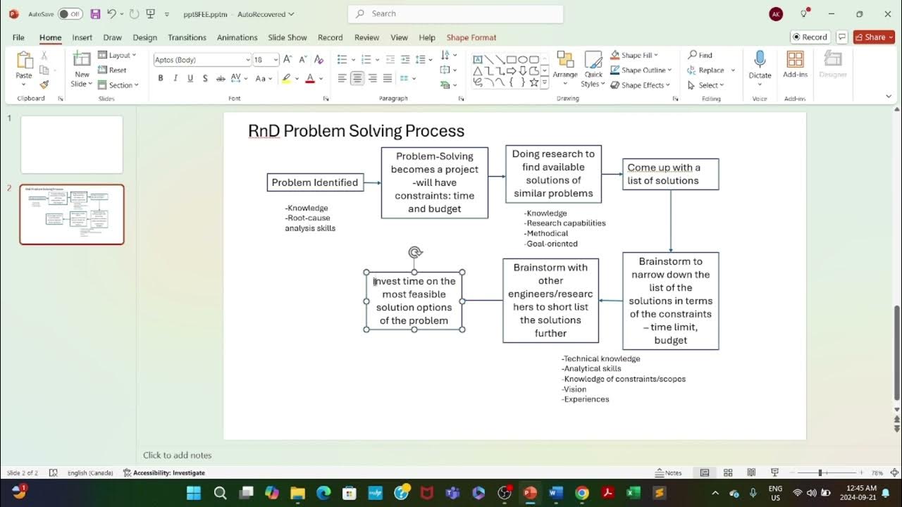 Industrial R&D Problem Solving, Part 2: Defining Problem Solving Process - YouTube
