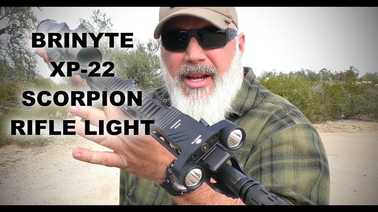 Brinyte XP-22 Scorpion Rifle Light - YouTube