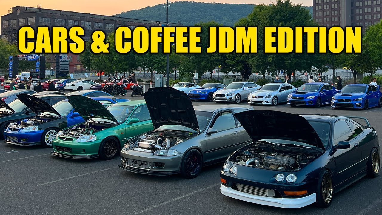 Turbo Hondas Takeover Biggest JDM Cars and Coffee! - YouTube