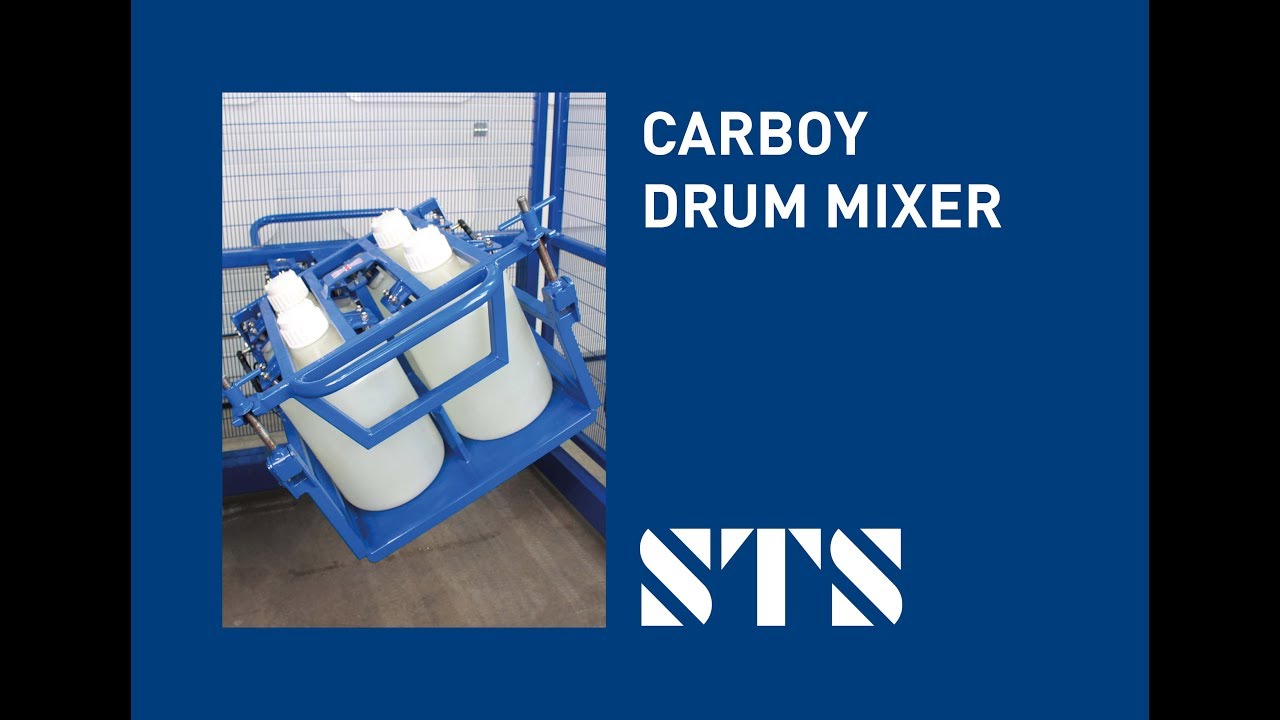 Electric Mixer for Round LPDE Plastic Carboys (Model: DME01-SP) - YouTube