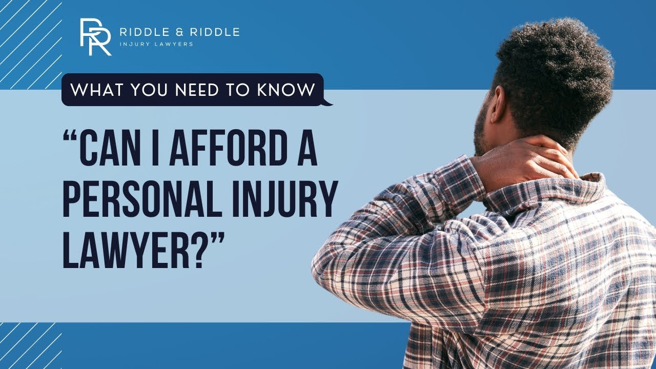 Can I Afford a Personal Injury Lawyer? | Charlotte Injury Attorney Alex ...