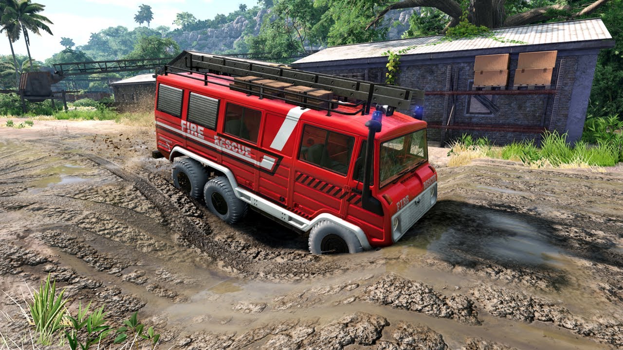 Mobil vs Potholes and mud beamng drive - YouTube