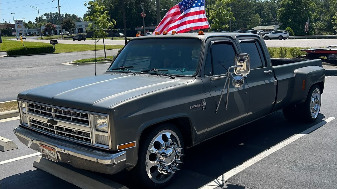 Mega hole Alcoa wheels direct bolt tuck setup on my squarebody Chevy ...