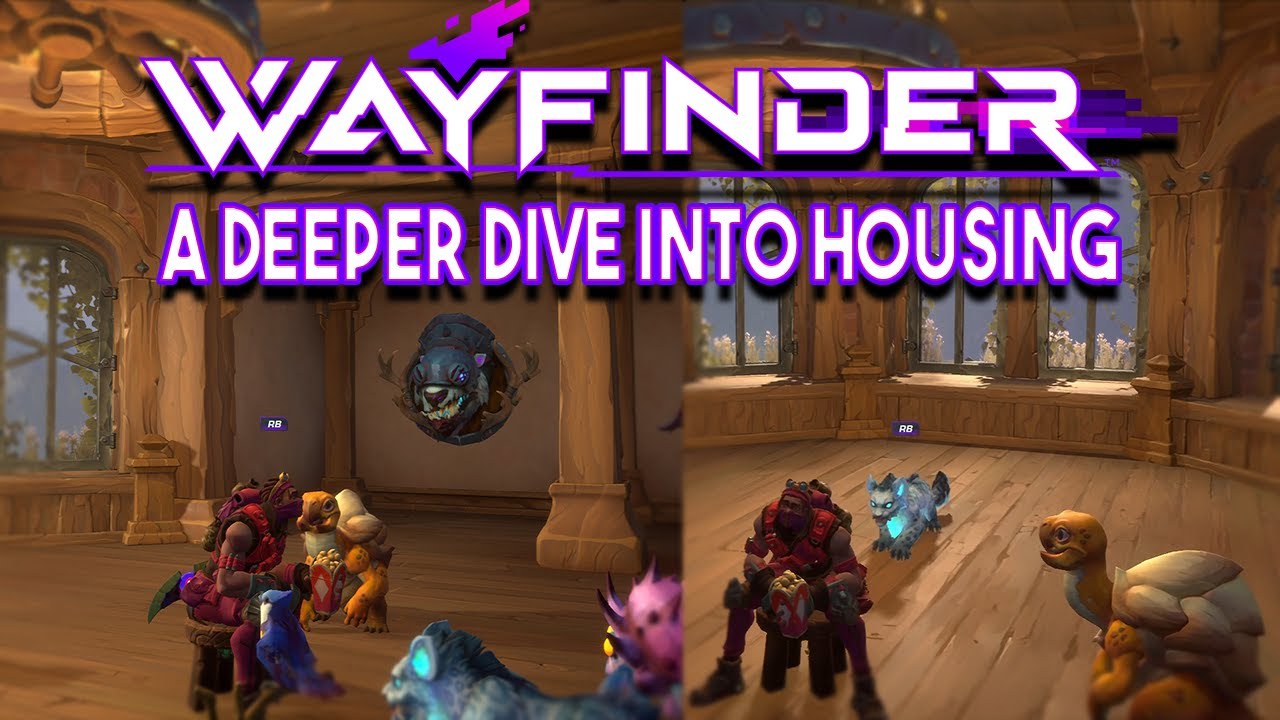 A Deeper Dive Into Wayfinder Housing and Some Pets! - YouTube