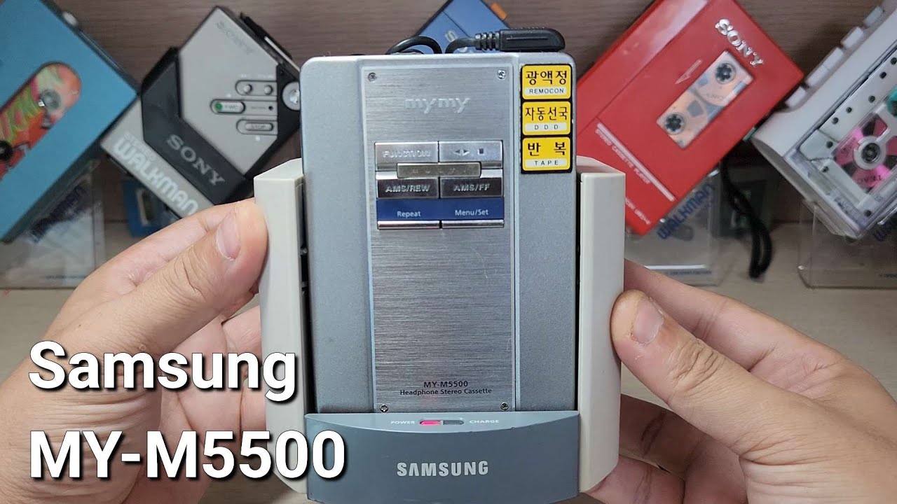 Samsung Mymy MY-M5500 Cassette player Walkman - YouTube