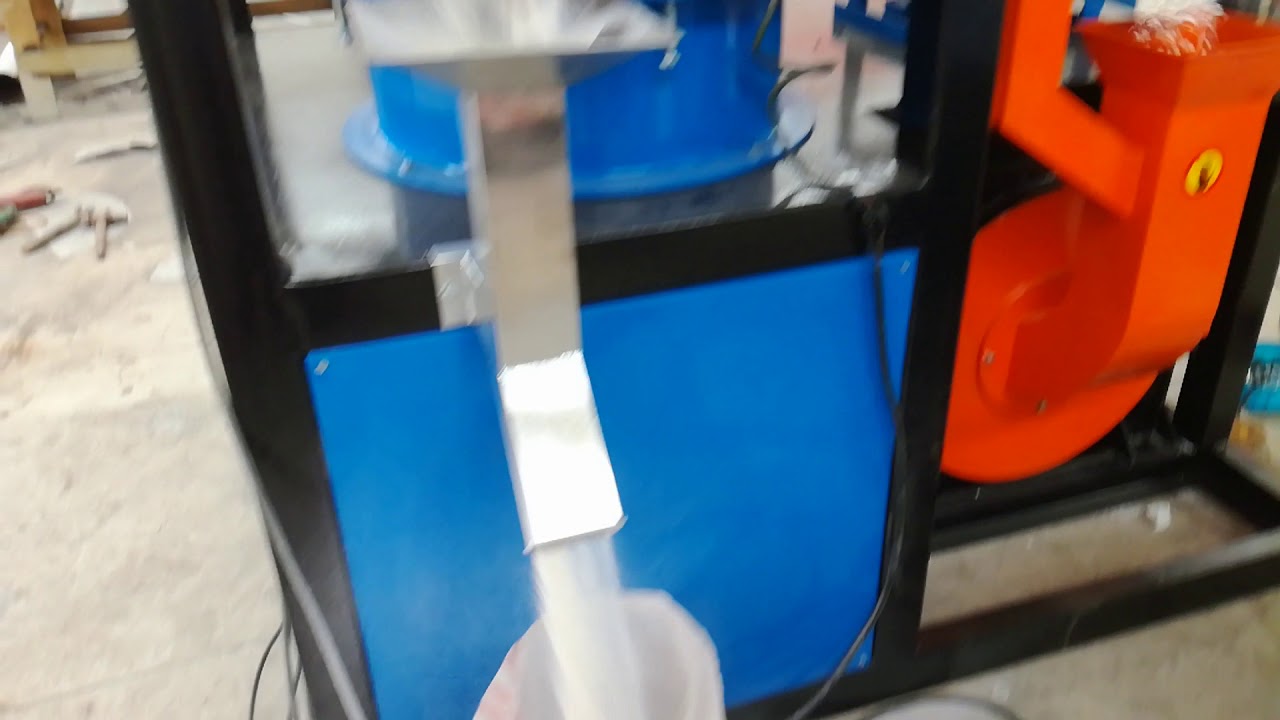 PVC milling machine - YouTube