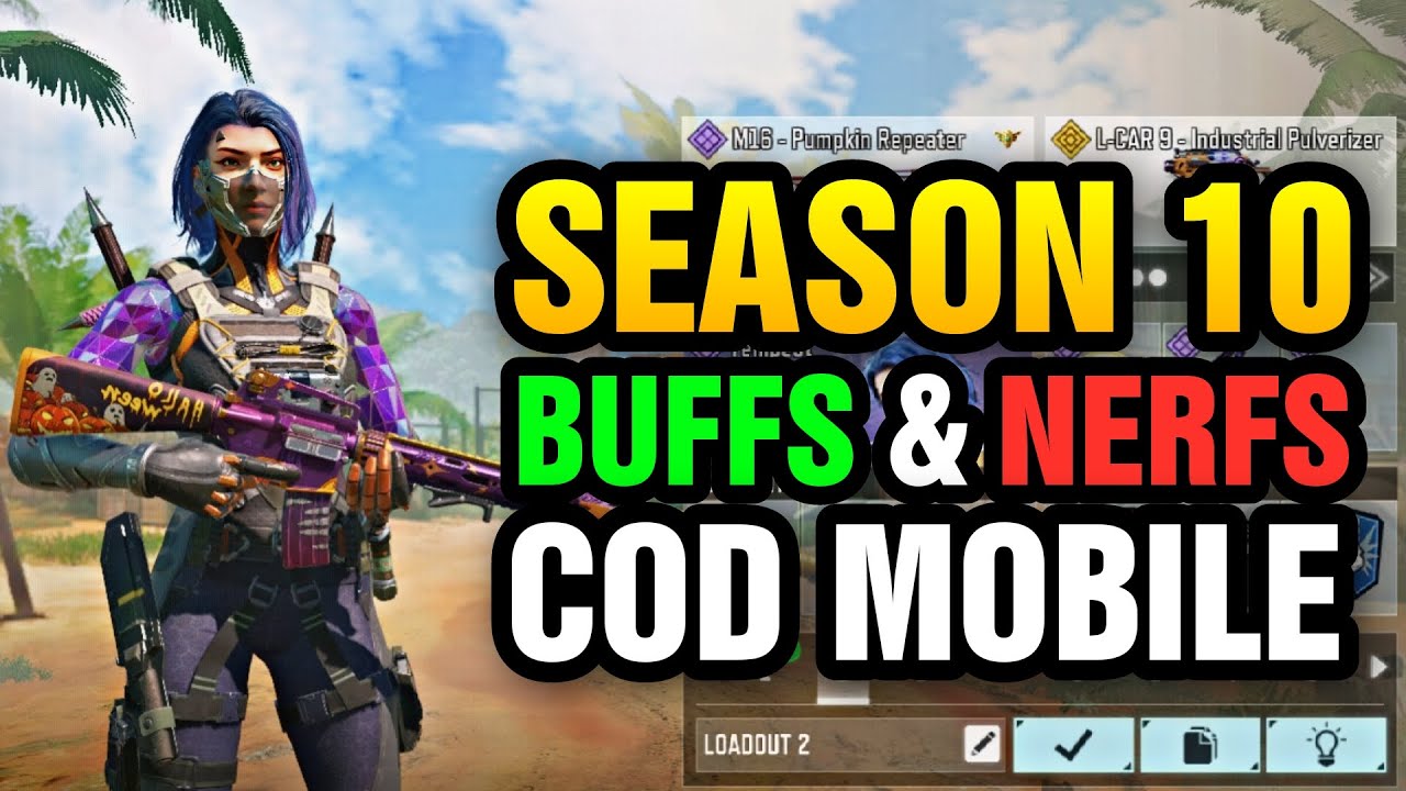 CODM Season 10 Buffs & Nerfs! COD Mobile Patch Notes - YouTube