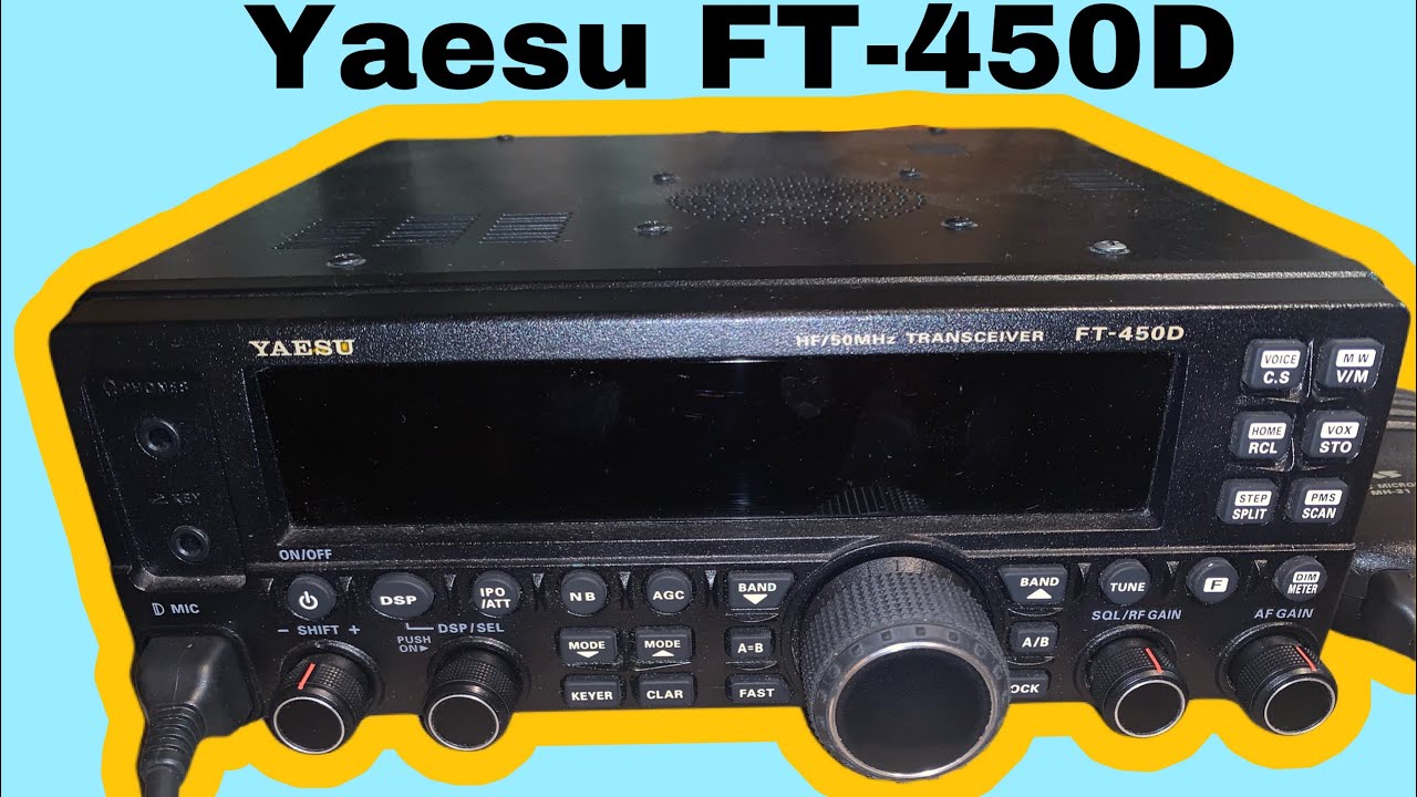 Yaesu FT-450D Ham Radio Review - YouTube