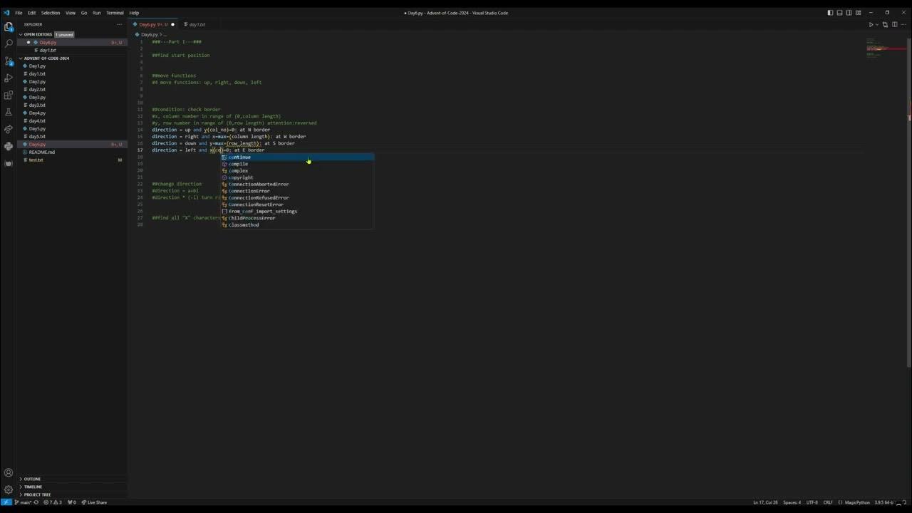 Advent of Code 2024 - Day 6 (Python) - YouTube