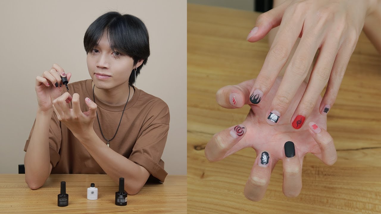 ASIAN EBOY DOING HIS NAILS FOR THE FIRST TIME // TikTok Anime STYLE ...