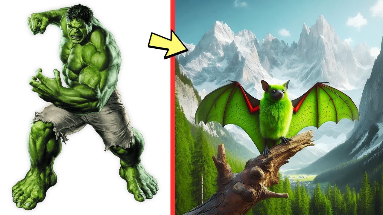 AVENGERS as BAT 🦇 VENGERS 🔥 All Characters (Marvel & DC) 2024 - YouTube