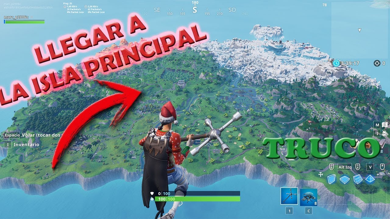TRUCO* Cómo llegar a la isla de FORTNITE en el MODO CREATIVO (FUNCIONA ...