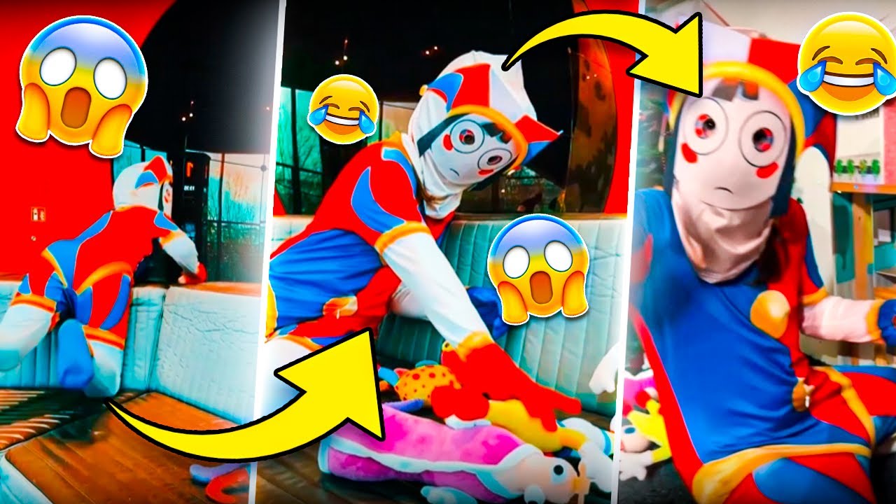 Pomni and Digital Circus in real life / Pomni the dances - YouTube