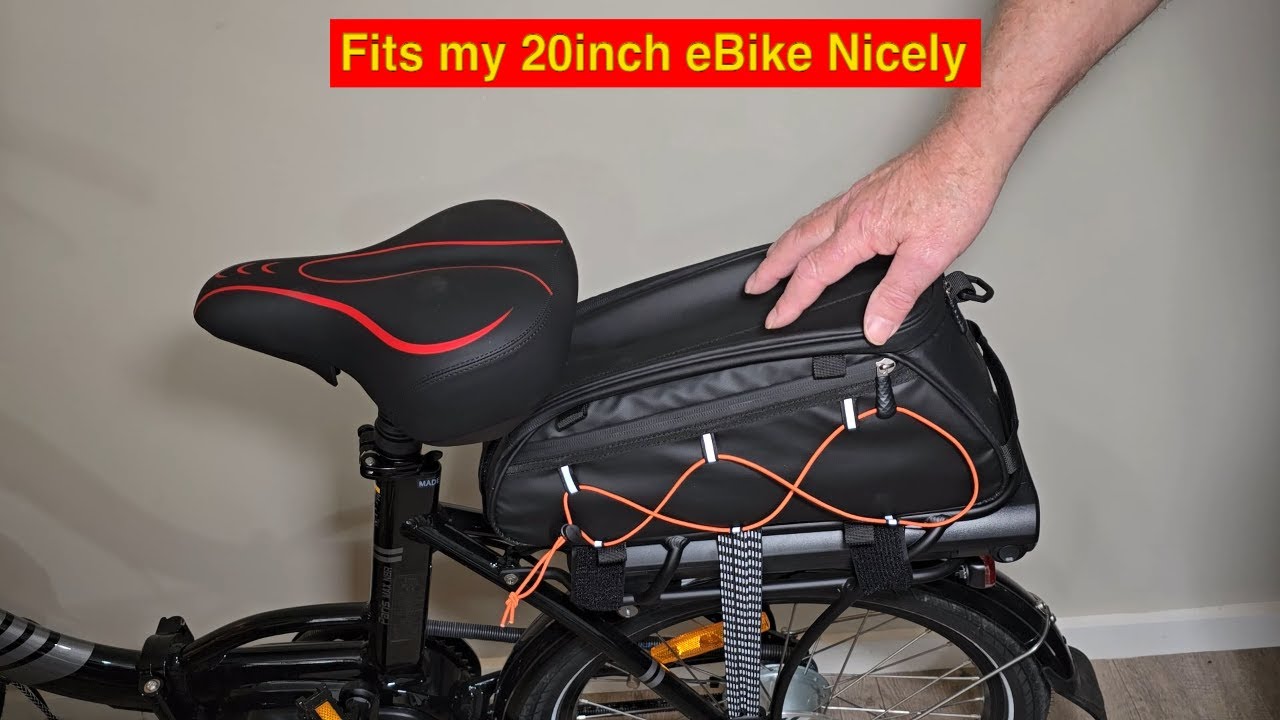 Bike Rack Bag Versatile Storage Solution with 2 Removable Panniers for ...