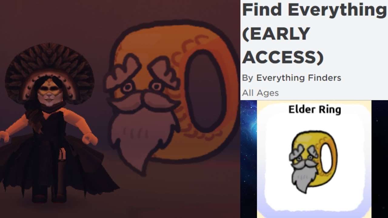[Tutorial] How To Find The Elder Ring In Find Everything by Everything ...