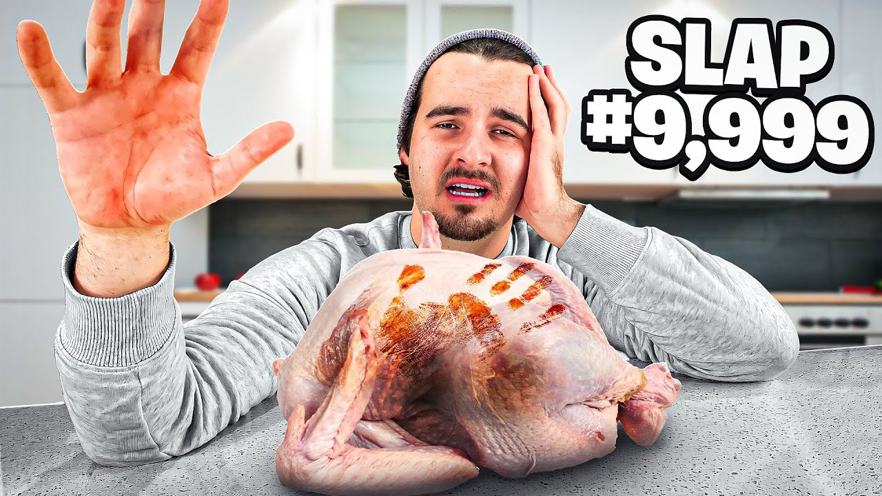 Does Slapping A Turkey 100,000 Times Cook It? - YouTube