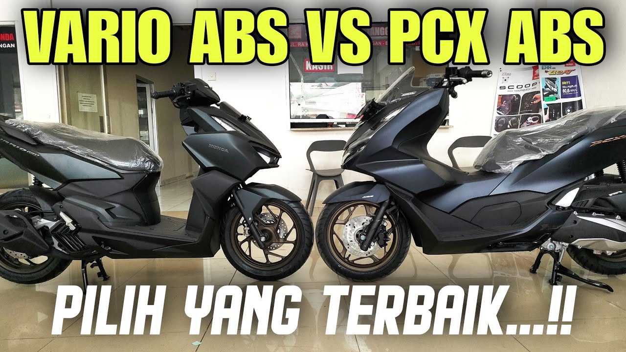 PCX 2023 TERBARU ABS MATTE BLUE VS VARIO 160 TERBARU 2023 MATTE BLACK ‼ ...