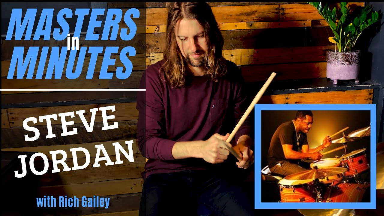 Masters in Minutes | Steve Jordan | Drum Cover | Waiting on the World ...