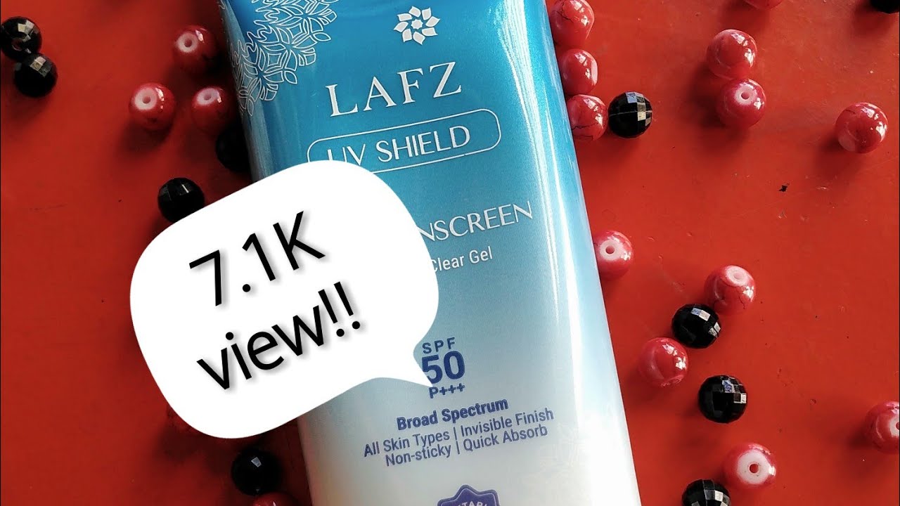 Review on |@LAFZ UV Aqua Shield Sunscreen|SkincareByNishat - YouTube