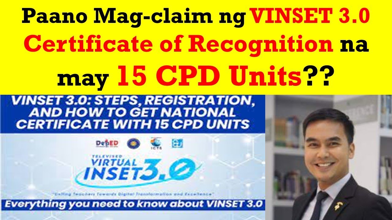 VINSET 3 0 Paano Mag claim Ng VINSET 3 0 Certificate Of Recognition Na VINSET 3 0 Paano Mag claim Ng VINSET 3 0 Certificate Of Recognition Na