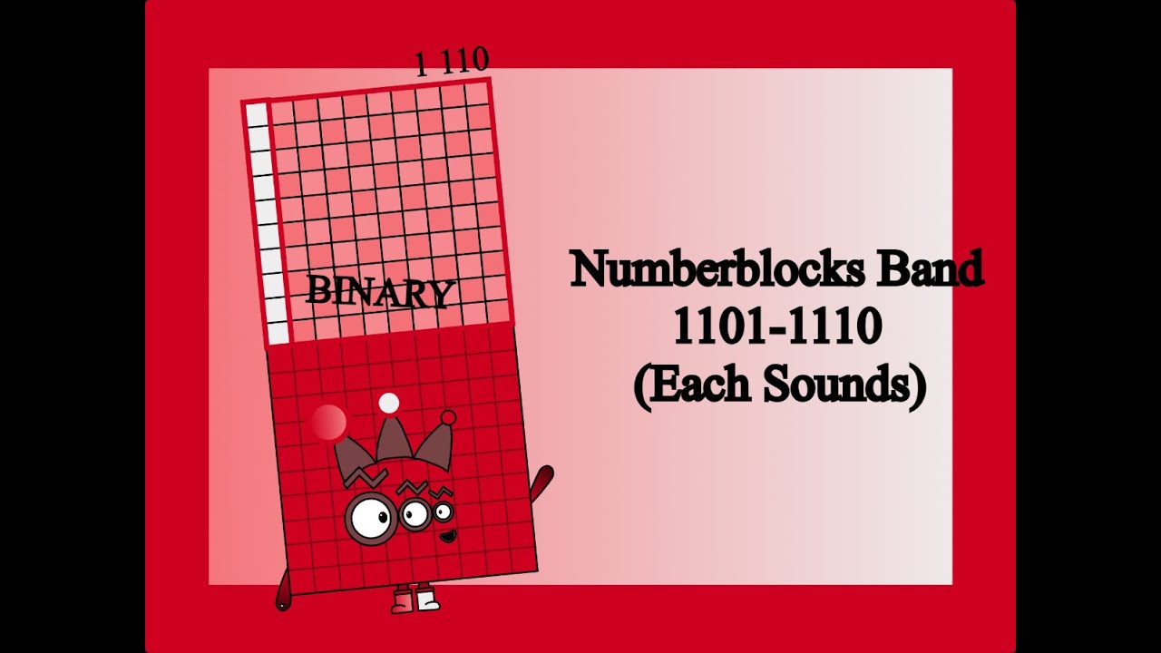 Numberblocks Band 1101-1110 (Each Sounds) - YouTube
