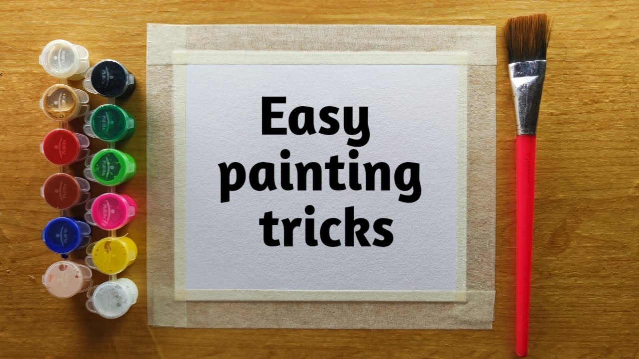 Super Easy Poster Color Painting for Beginners! / Step - by - step ...