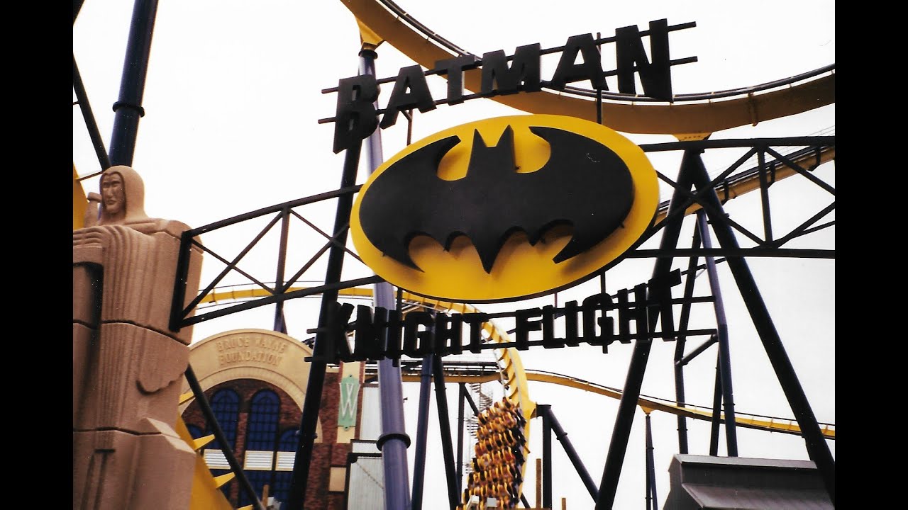 Batman Knight Flight at Six Flags Ohio in 2000 or Dominator at Geauga ...