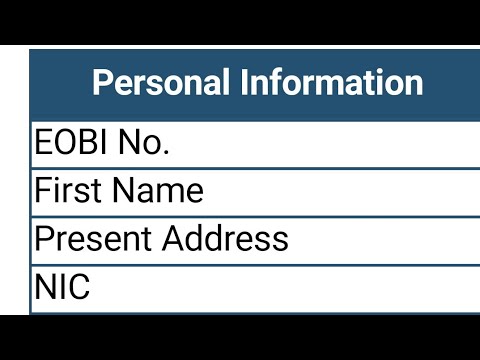 How to check EOBI registration details - YouTube