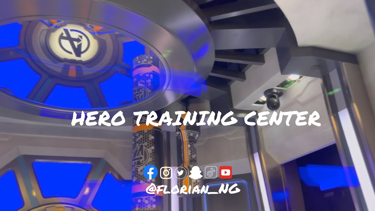 HERO TRAINING CENTER DISNEYLAND PARIS AVENGERS CAMPUS - YouTube