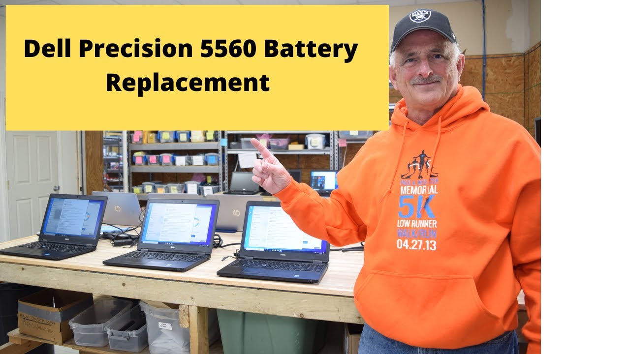 Replacing The Battery On A Dell Precision 5560 - YouTube