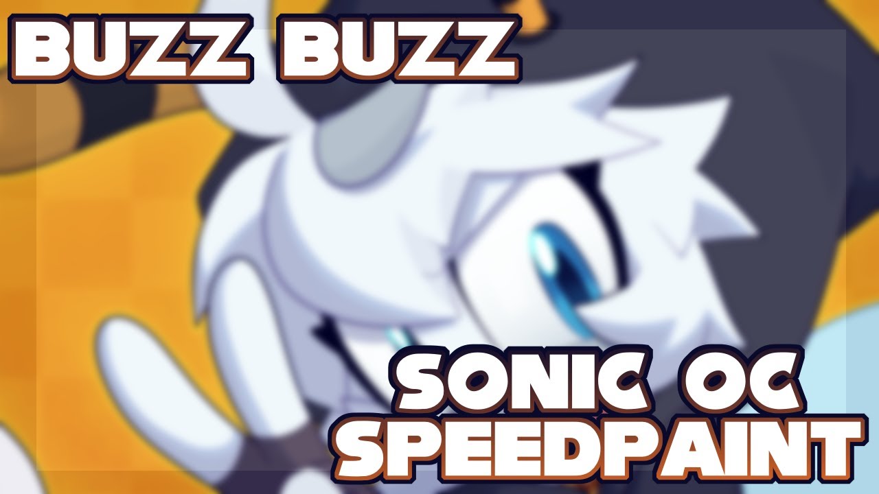 BUZZ BUZZ | Lag the Harp Seal | Sonic OC Speedpaint - YouTube