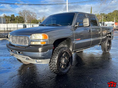 2001 GMC 2500 Duramax Diesel 4x4 - YouTube