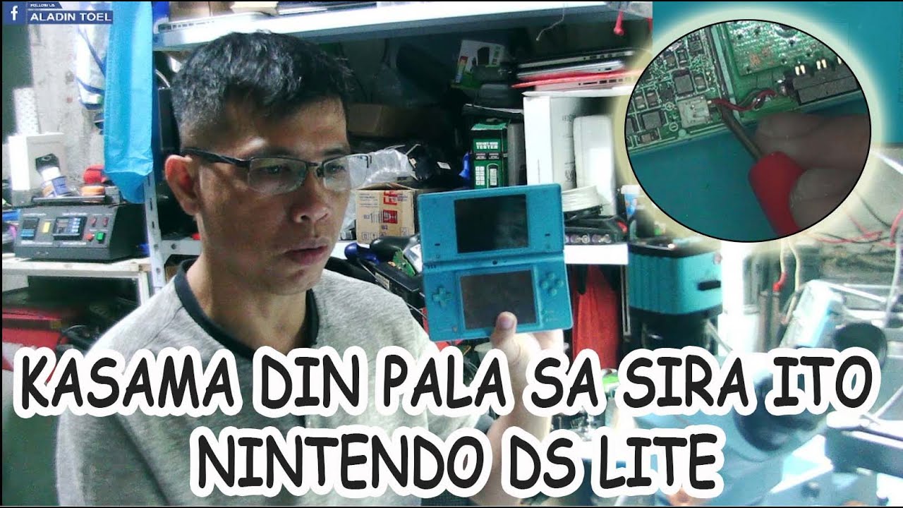 NIntendo DS LITE Repair 2025 unexpected fix - YouTube